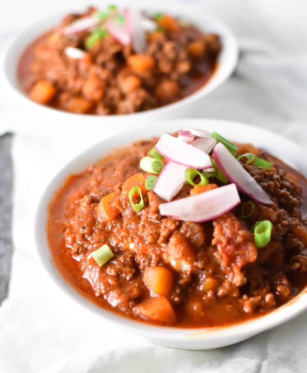 Butternut Squash Chili - The Dizzy Cook