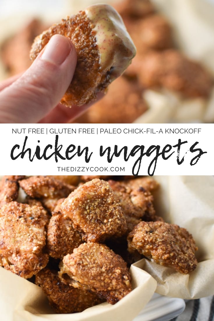 Paleo Chicken Nuggets - The Dizzy Cook