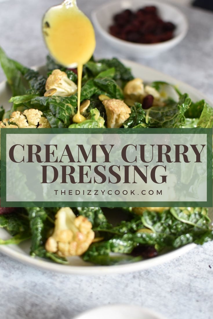 Creamy Curry Dressing - The Dizzy Cook