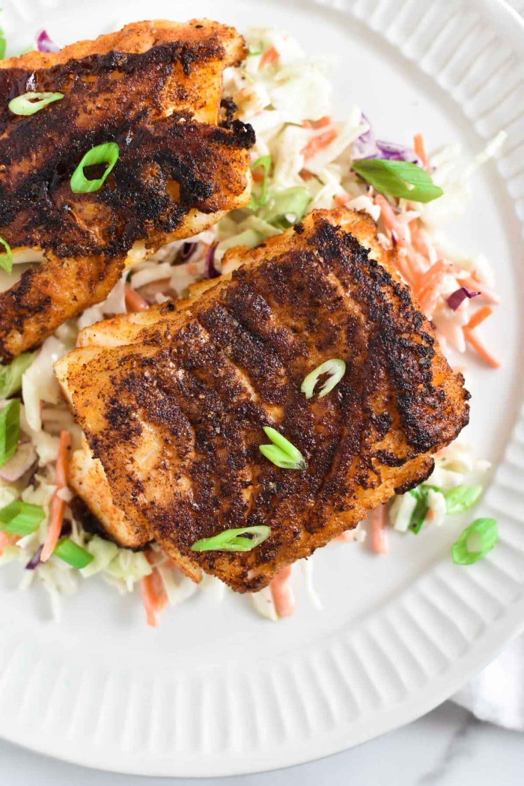 Blackened Cod - The Dizzy Cook