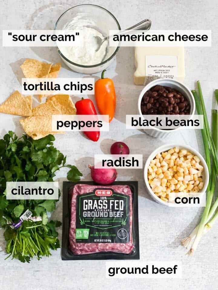 Ground Beef Nachos - The Dizzy Cook
