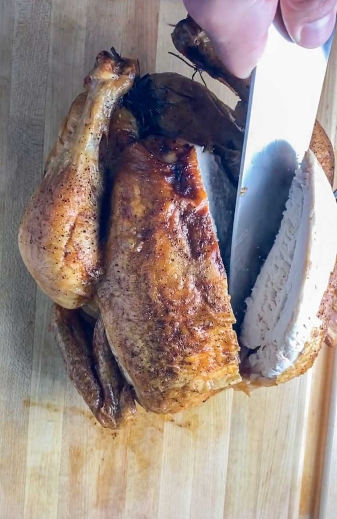 Cast Iron Roast Chicken - The Dizzy Cook