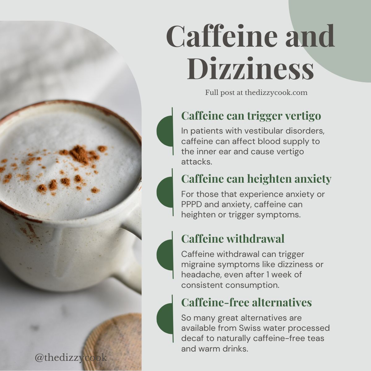 Caffeine And Dizziness Tips To Avoid Symptoms The Dizzy Cook
