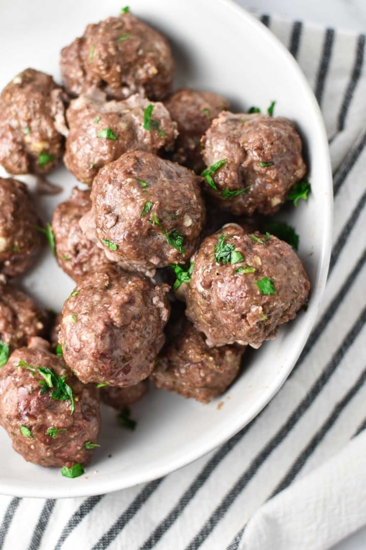 Meatballs without Breadcrumbs - The Dizzy Cook