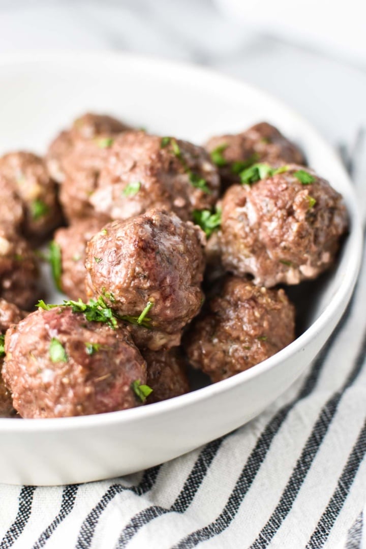 Meatballs without Breadcrumbs - The Dizzy Cook