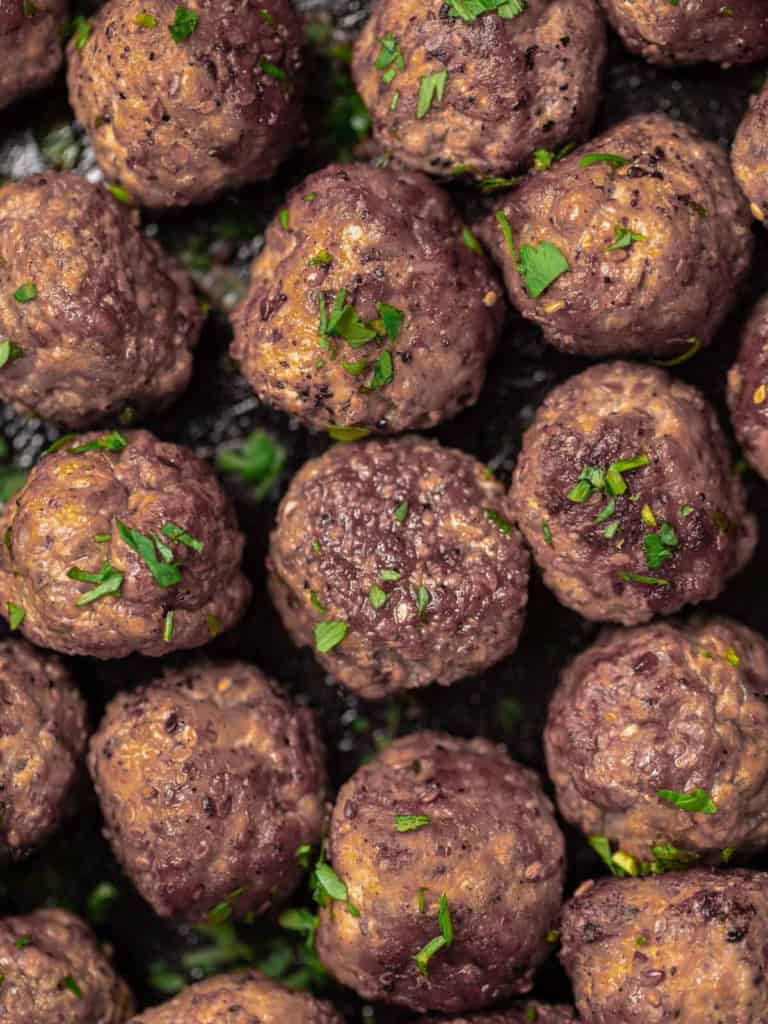 Meatballs without Breadcrumbs - The Dizzy Cook