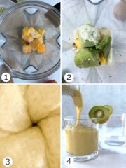 Mango Kiwi Smoothie - The Dizzy Cook