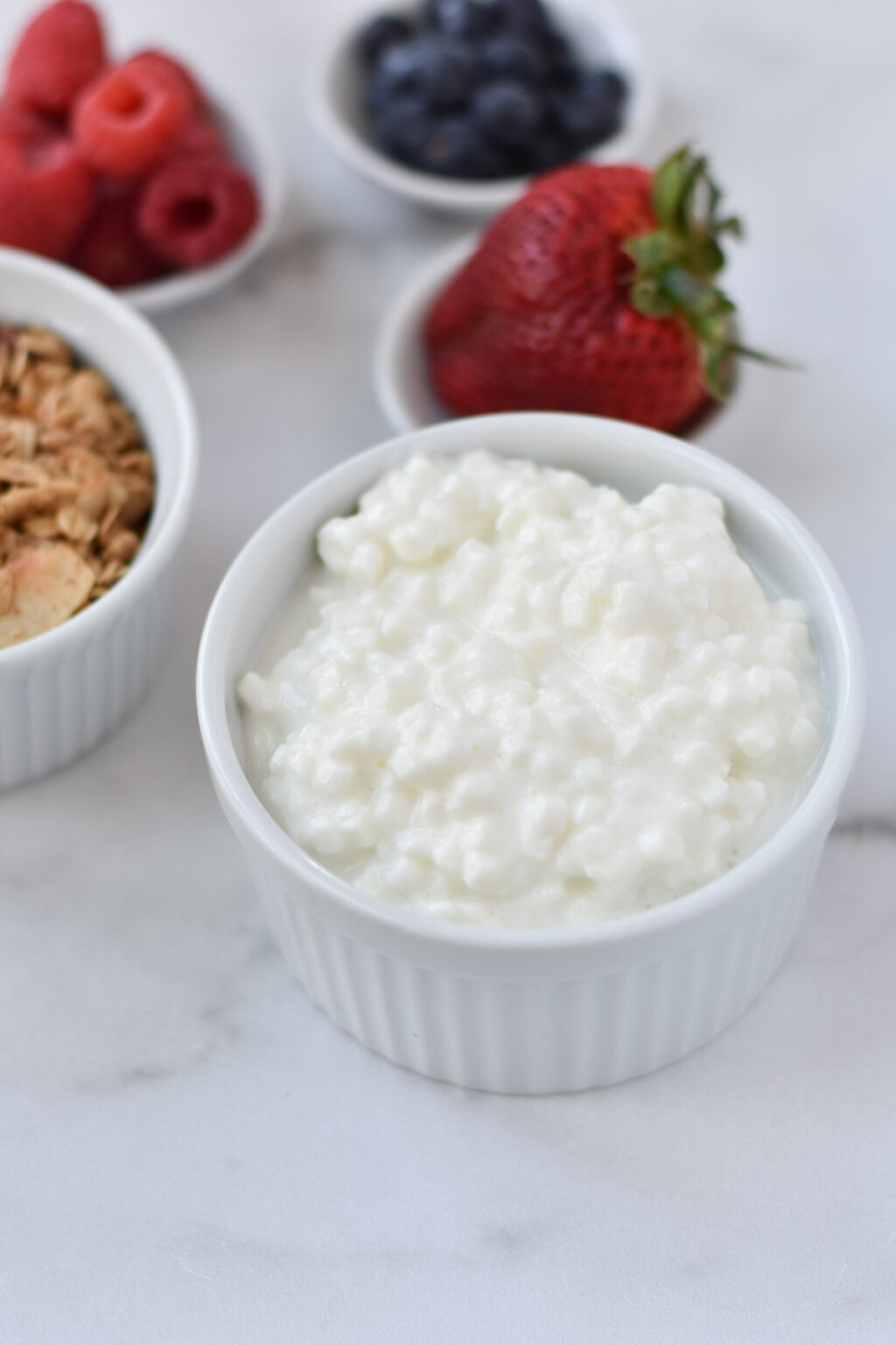 Easy Cottage Cheese with Fruit - The Dizzy Cook