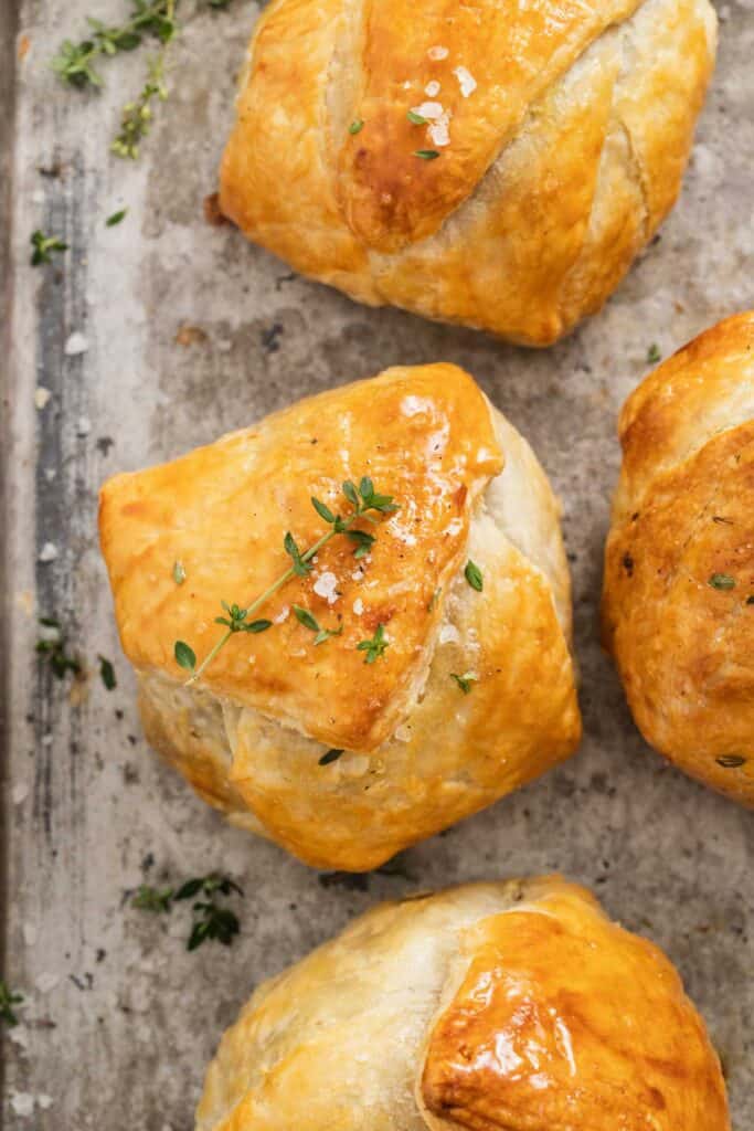 Easy Chicken Wellington with Dijon Cream Sauce - The Dizzy Cook