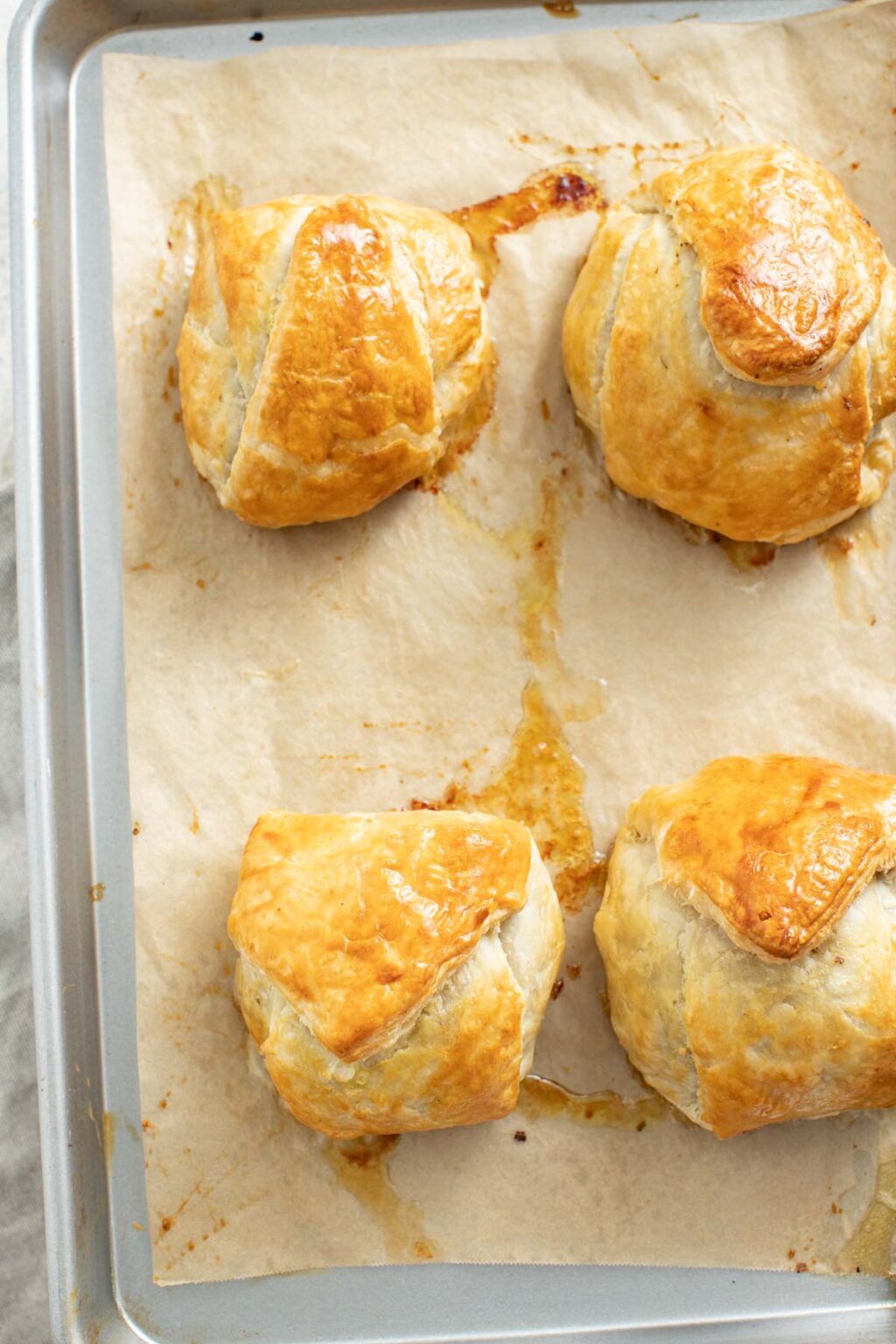 Easy Chicken Wellington with Dijon Cream Sauce - The Dizzy Cook