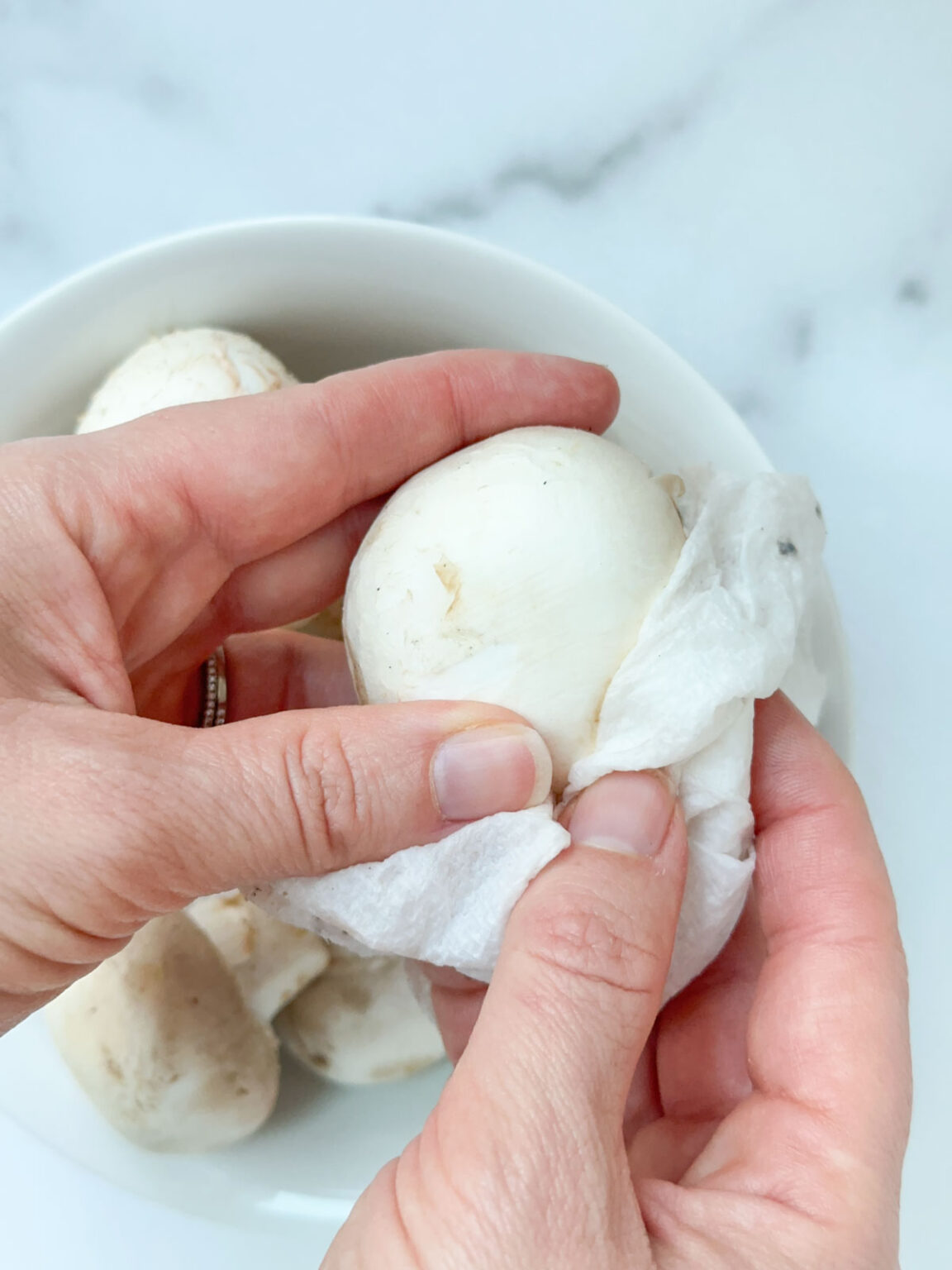 Boursin Stuffed Mushrooms - The Dizzy Cook