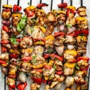 Baked Chicken Kabobs in the Oven - The Dizzy Cook
