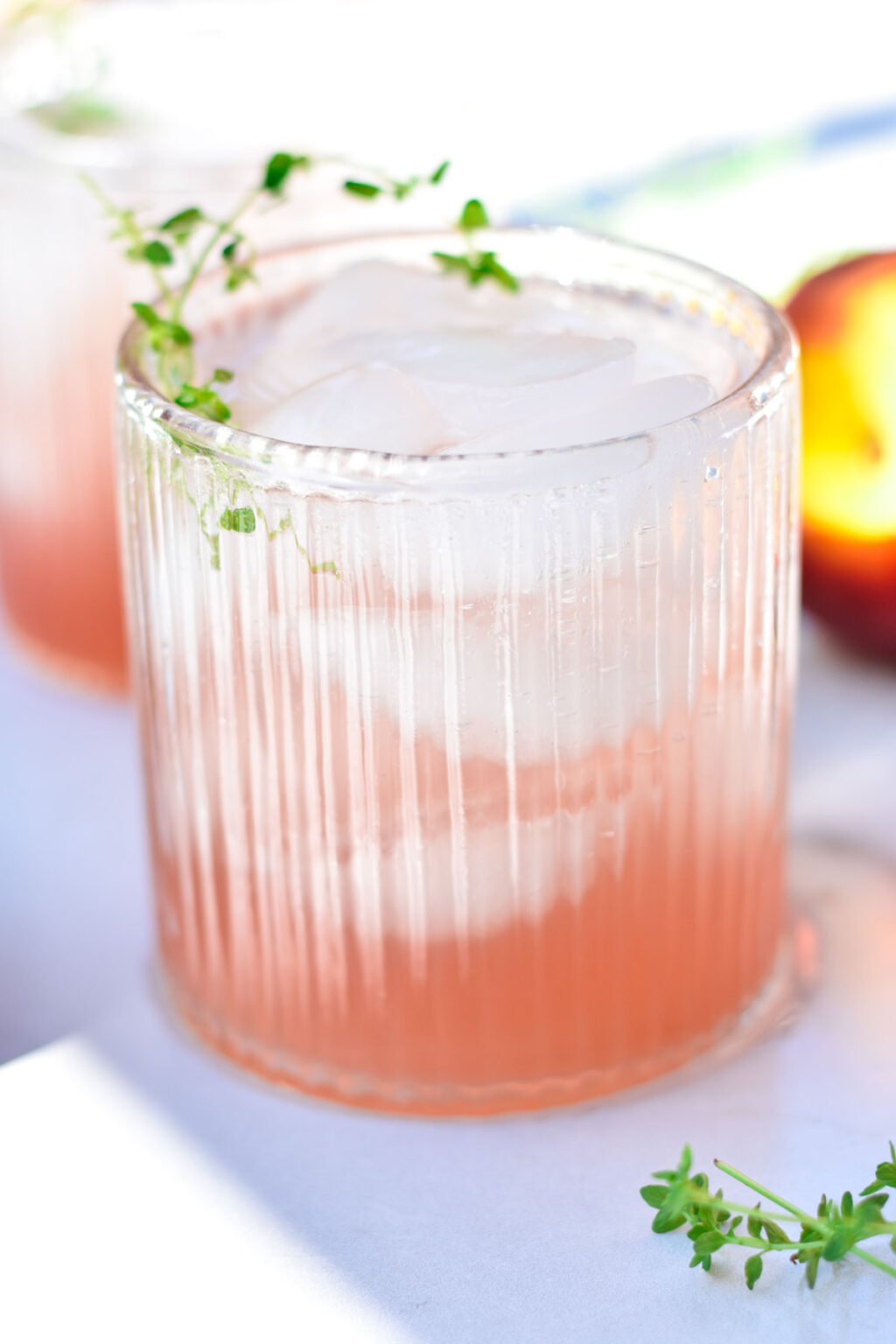 Easy Peach Mocktail - The Dizzy Cook