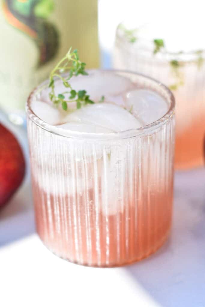 Easy Peach Mocktail - The Dizzy Cook