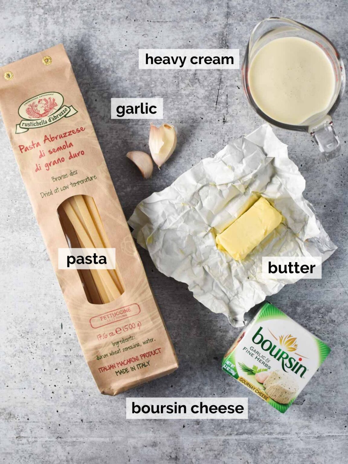 Creamy Boursin Pasta - The Dizzy Cook