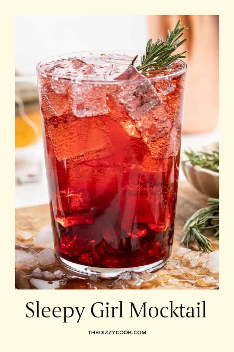 Sleepy Girl Mocktail with Tart Cherry Juice - The Dizzy Cook