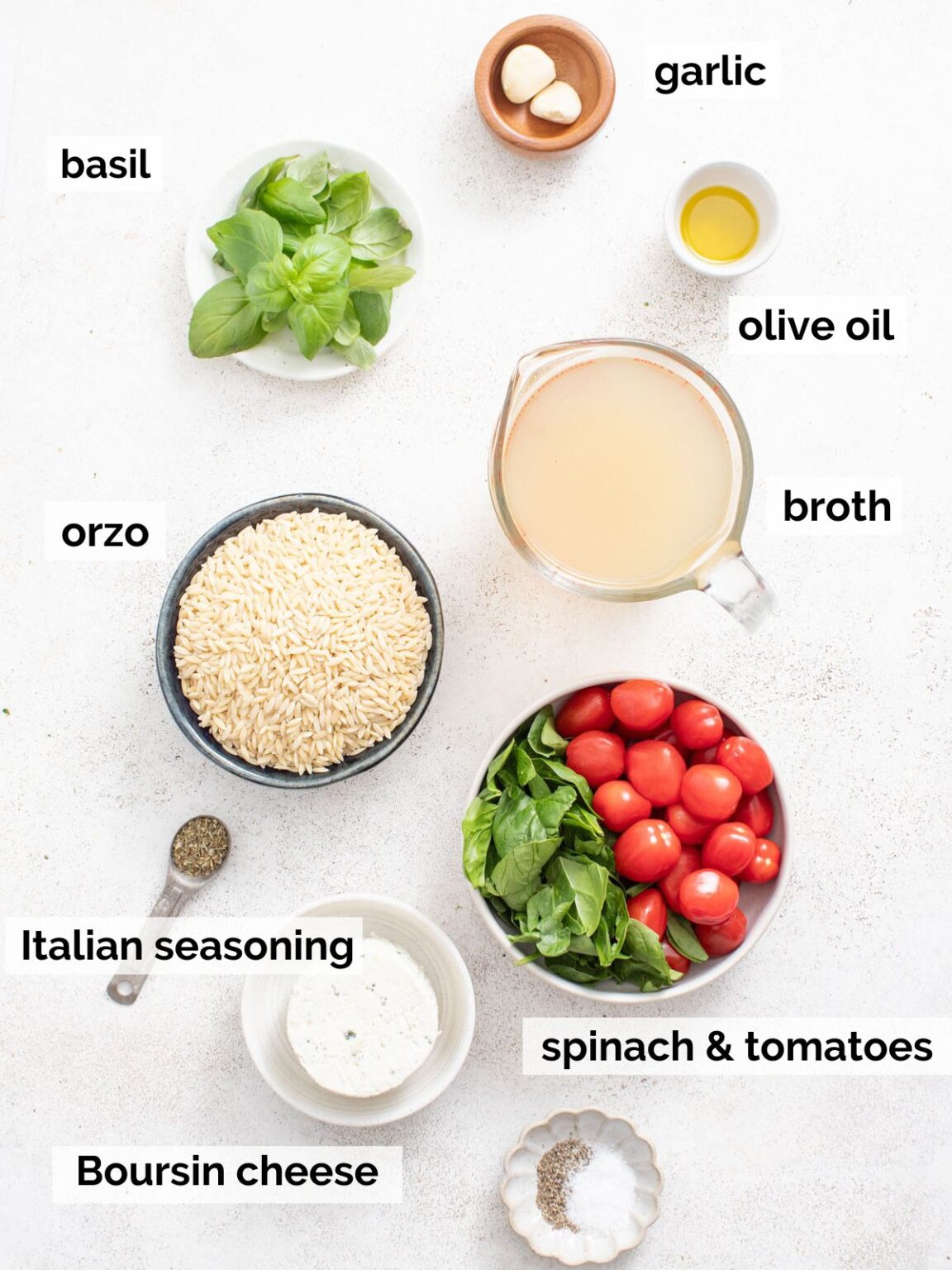 Boursin Orzo Bake - The Dizzy Cook