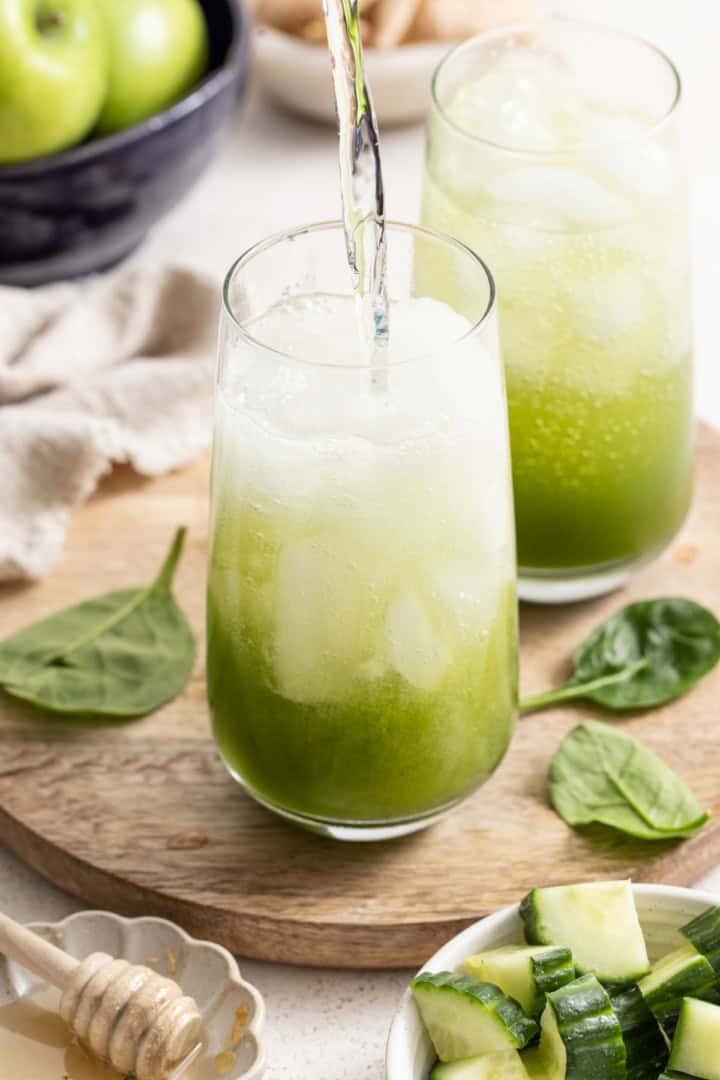 Refreshing Green Mocktail - The Dizzy Cook