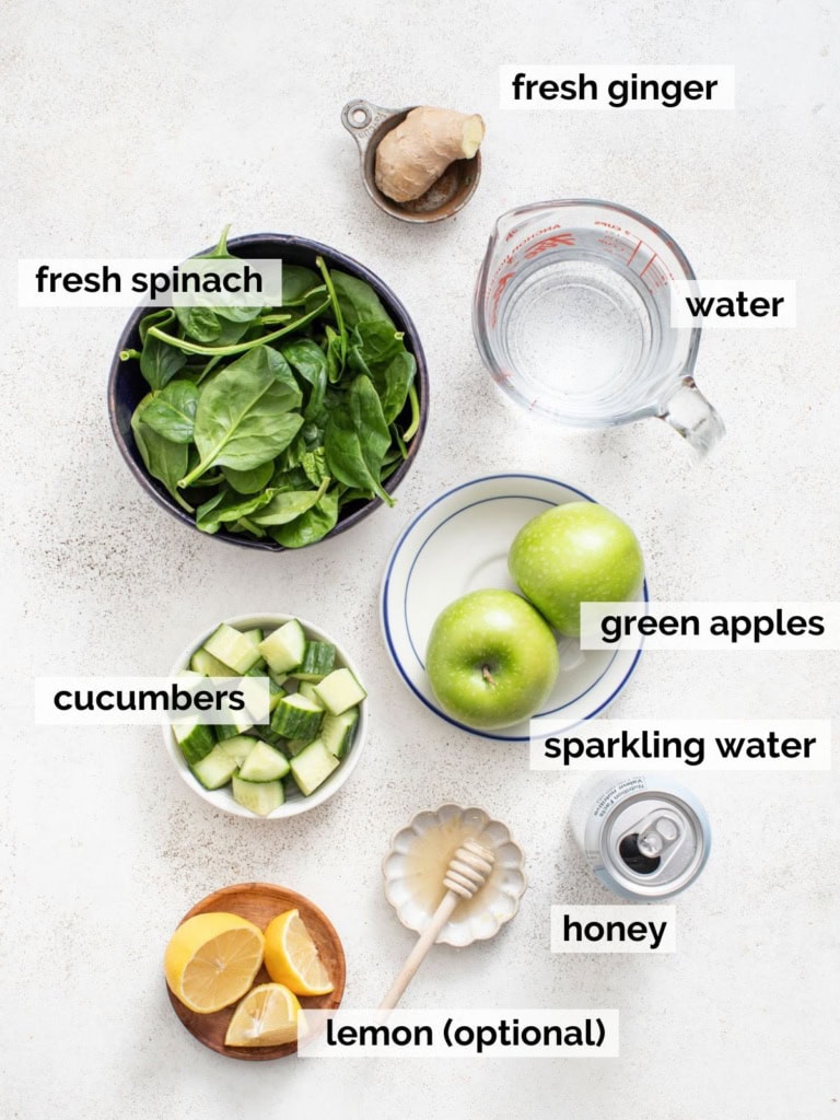 Refreshing Green Mocktail - The Dizzy Cook