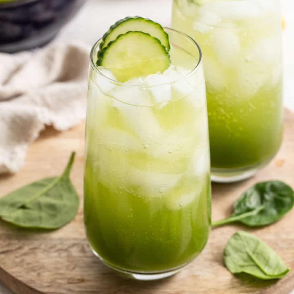 Refreshing Green Mocktail - The Dizzy Cook