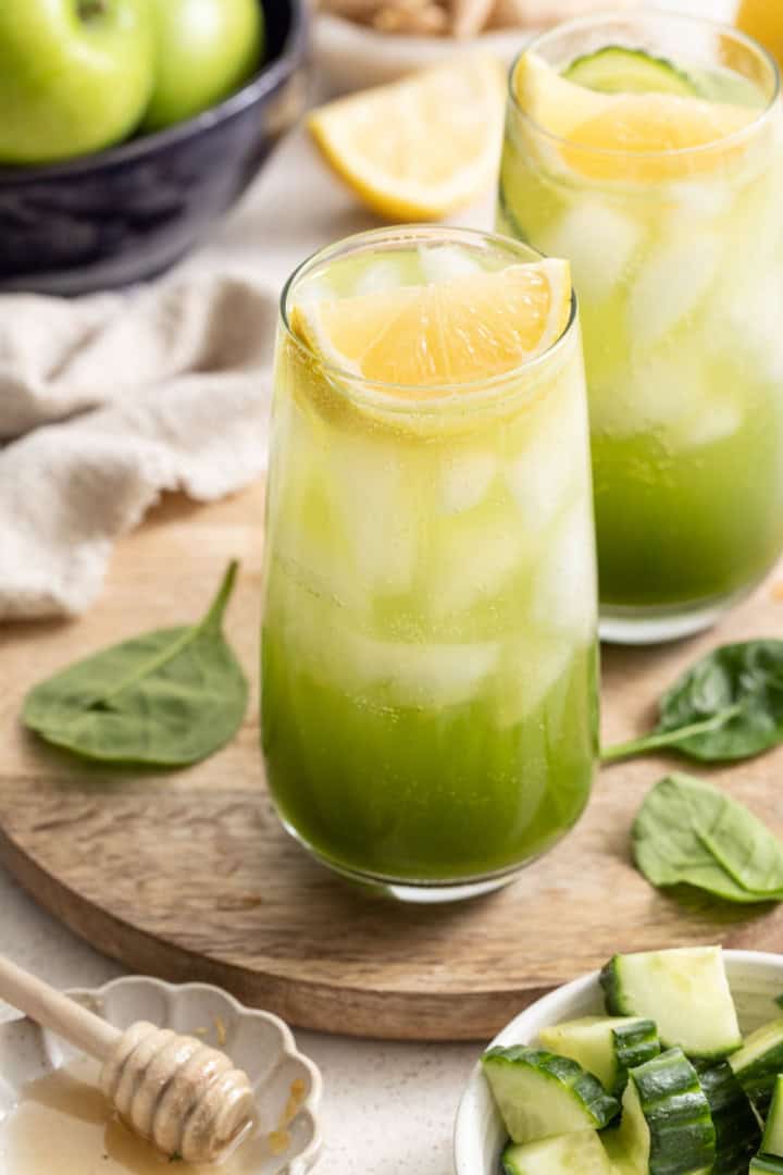 Refreshing Green Mocktail - The Dizzy Cook