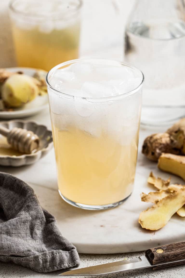 Easy Homemade Ginger Ale - The Dizzy Cook