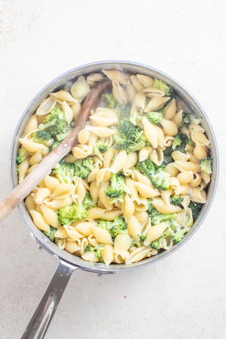 Easy Creamy Broccoli Pasta - The Dizzy Cook
