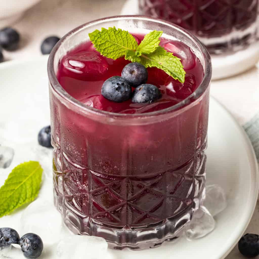 Blueberry Mojito Mocktail - The Dizzy Cook