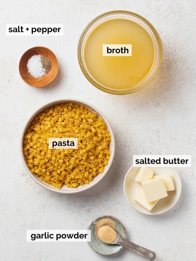 10 Minute Garlic Butter Pasta (One-Pan & No Cheese!) - The Dizzy Cook