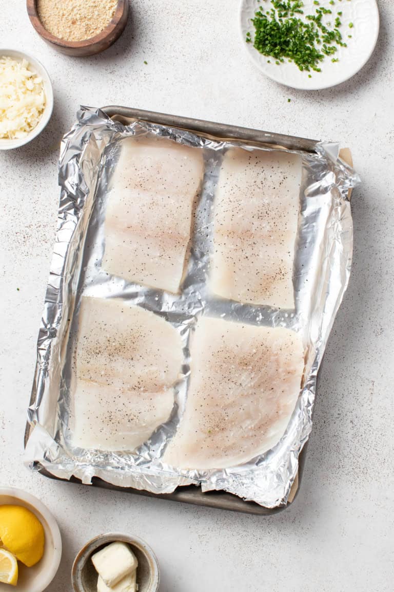 Heavenly Halibut (Baked Halibut with Mayonnaise) - The Dizzy Cook