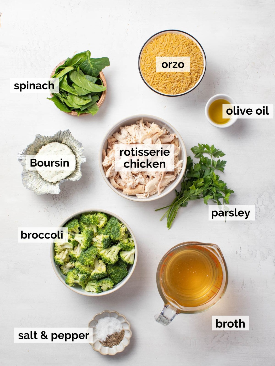 Chicken Orzo Bake with Boursin - The Dizzy Cook