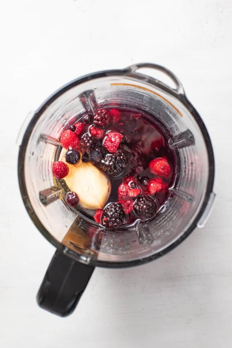 Easy Mixed Berry Mocktail - The Dizzy Cook